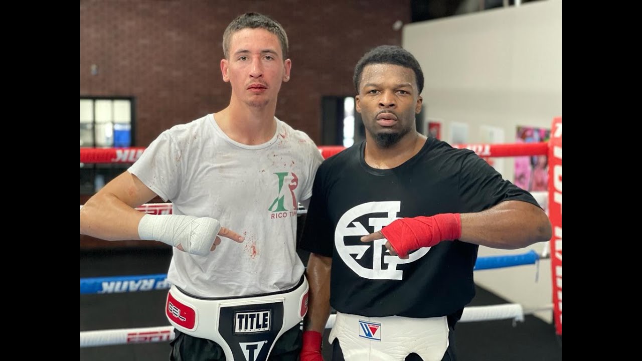 Riccardo Rizzi - Sparring at Top Rank Boxing Gym in Las Vegas - YouTube