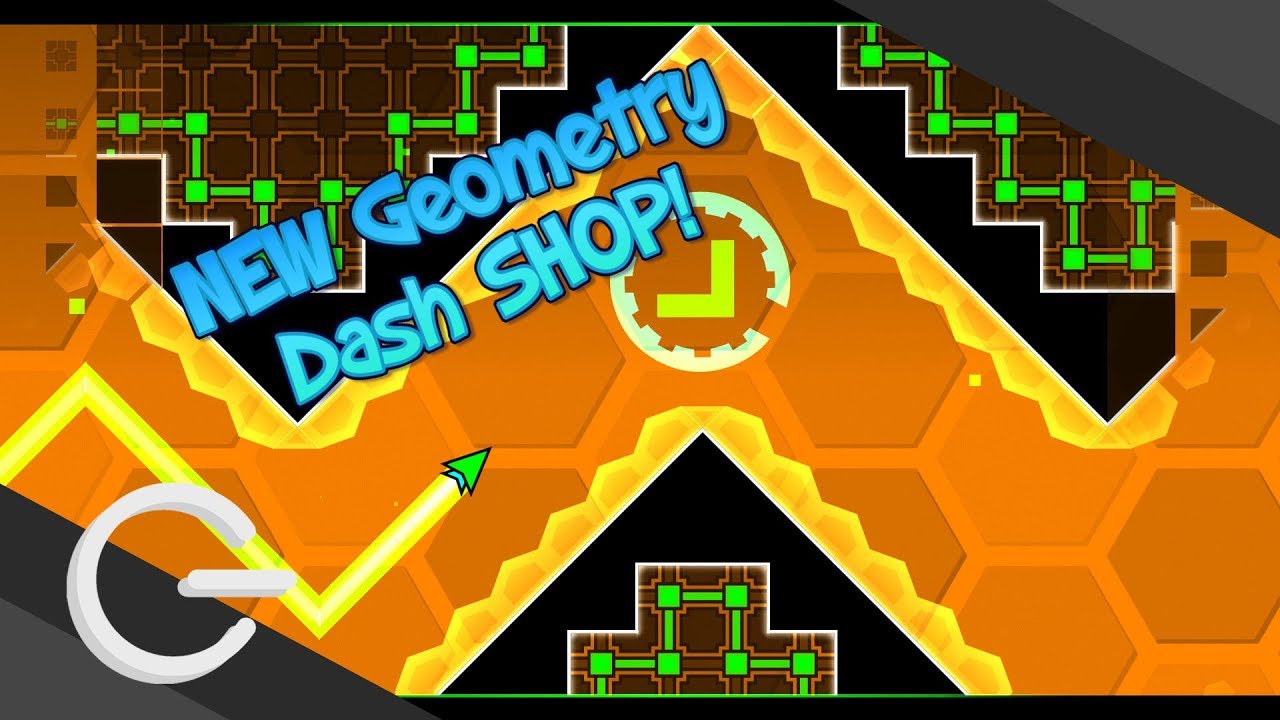 NEW GEOMETRY DASH SHOP!! | Game updates - YouTube
