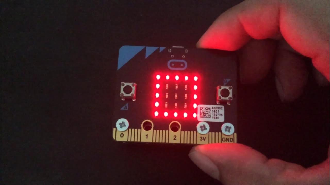 micro:bit random number - YouTube