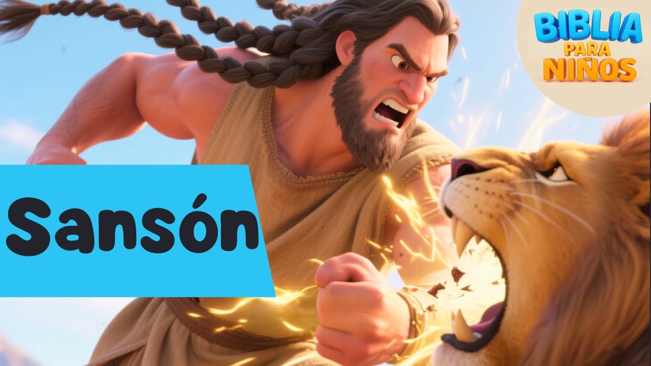 ¡Sansón en el templo de los filisteos! Una Historia de Fuerza y ...
