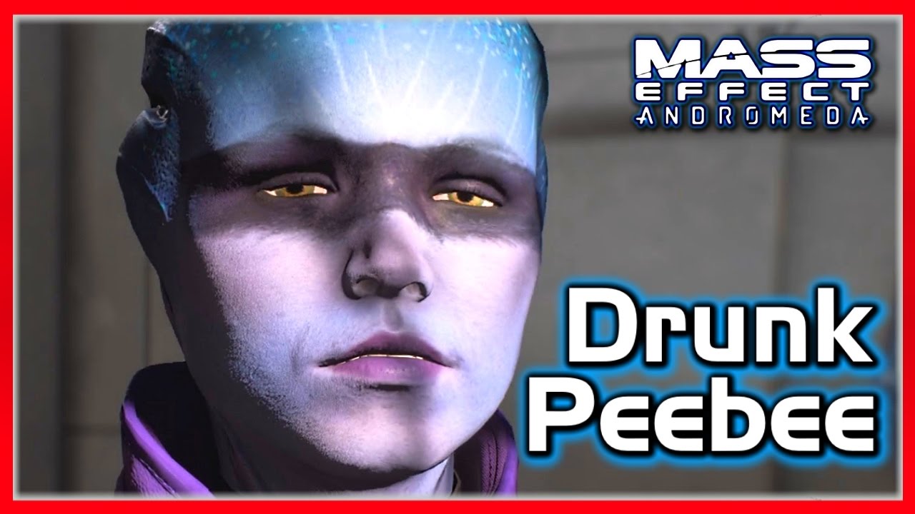 Mass Effect Andromeda: Drunk Peebee - YouTube