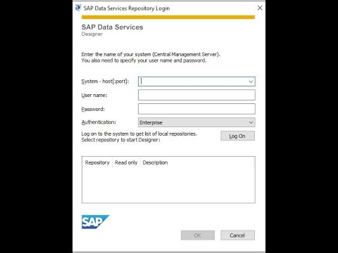 Remote Desktop System login Step - Connecting to SAP BODS ETL ...