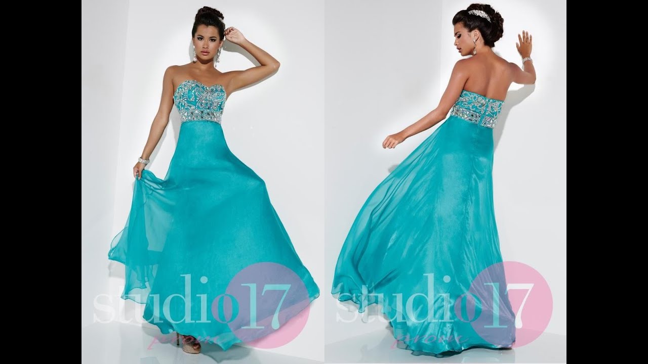 Studio 17 Prom Dress 12517 from Peaches Boutique, Chicago, IL - YouTube