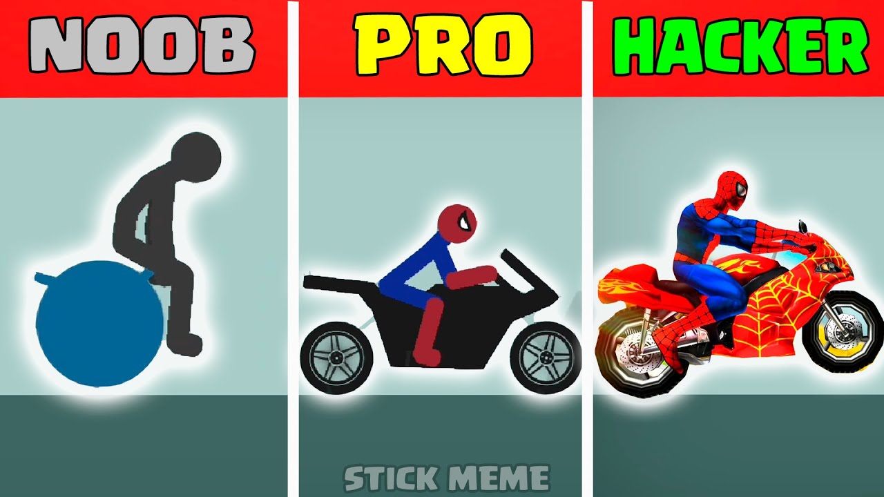 NOOB | PRO | HACKER | Stickman. Funny moments 23 . - YouTube