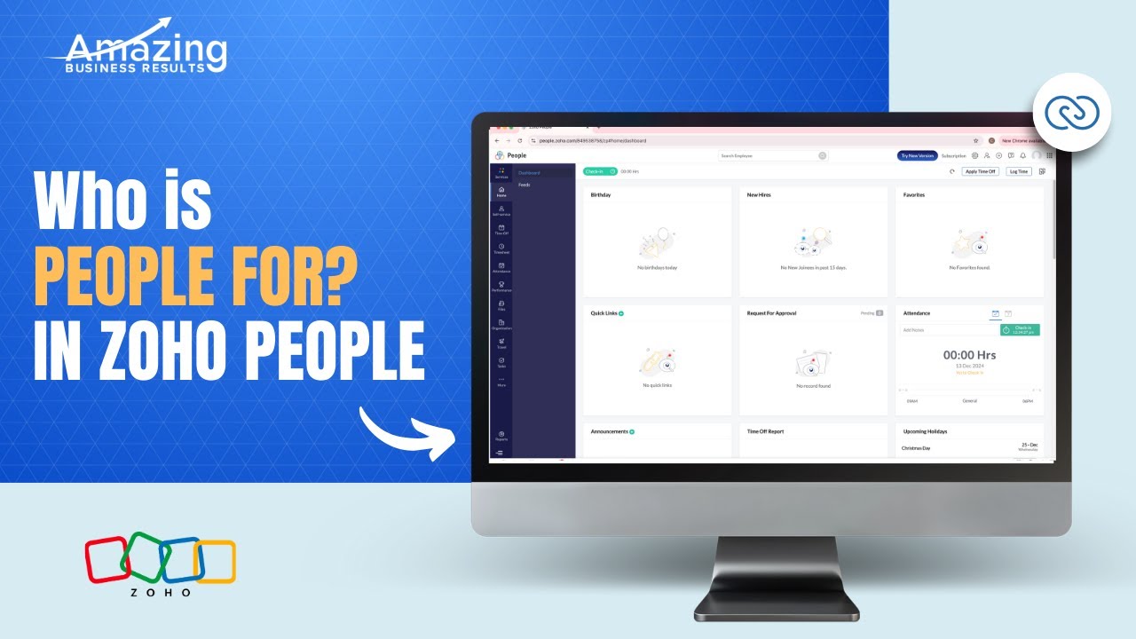 Zoho People for Effortless Employee Management - YouTube