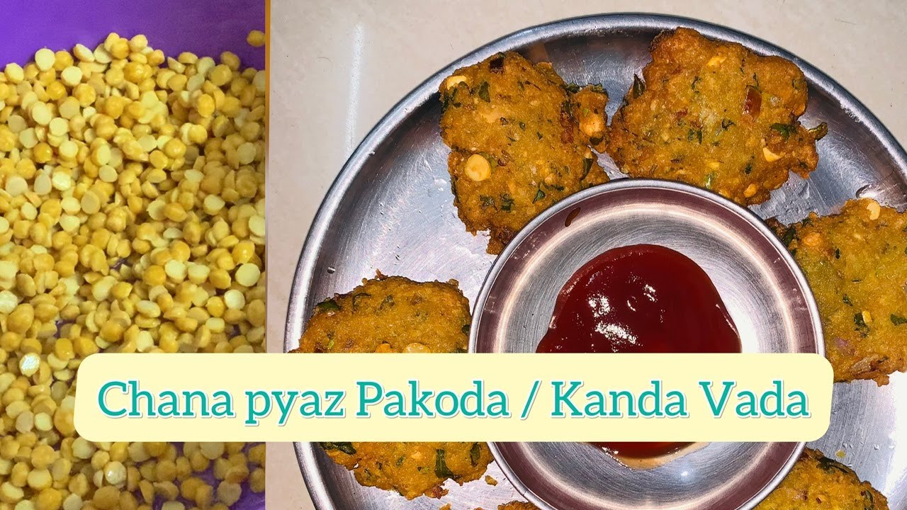 Kanda Vada/ Chana pyaz pakode/ Pappu Vada - Snack - Breakfast - YouTube
