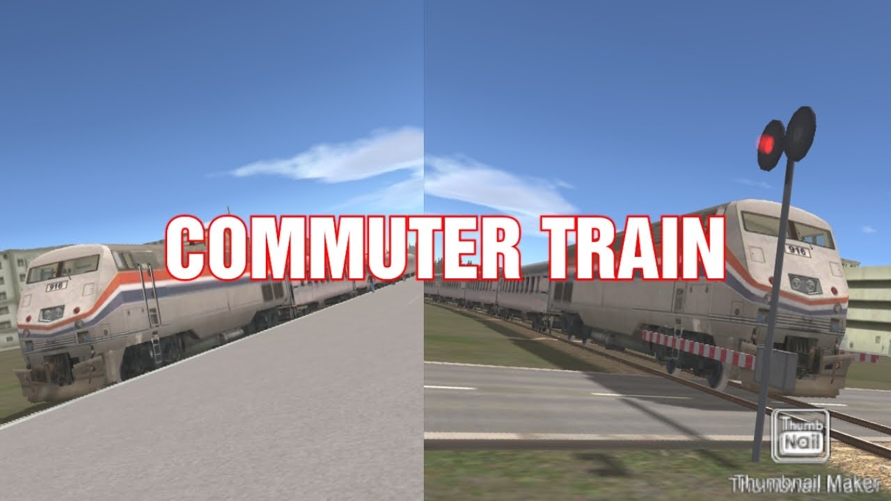 Operating A Commuter Train In Train And Rail Yard Simulator - YouTube