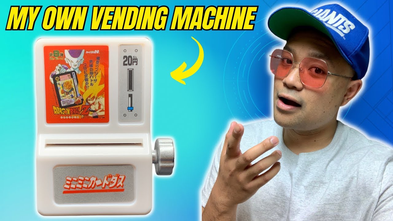 I Bought My Own Japanese Dragon Ball Carddass Vending Machine But ...
