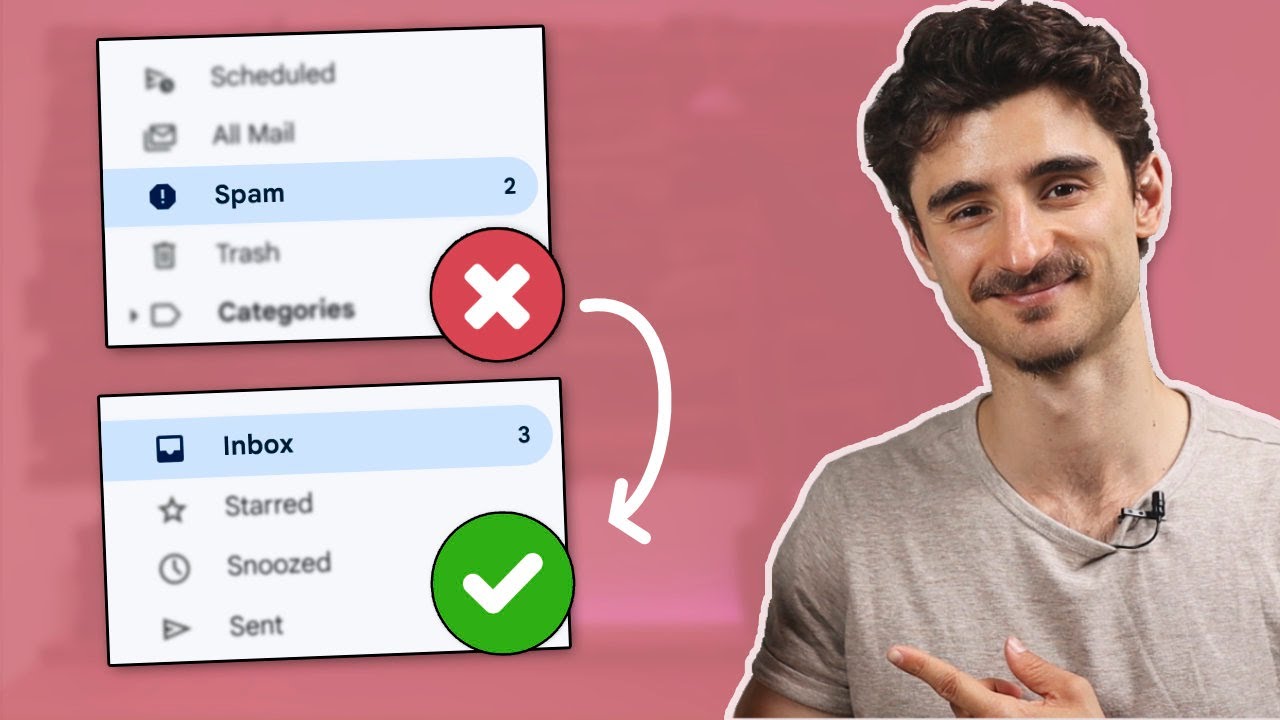 Before sending lots of emails, do this to avoid SPAM folder - YouTube
