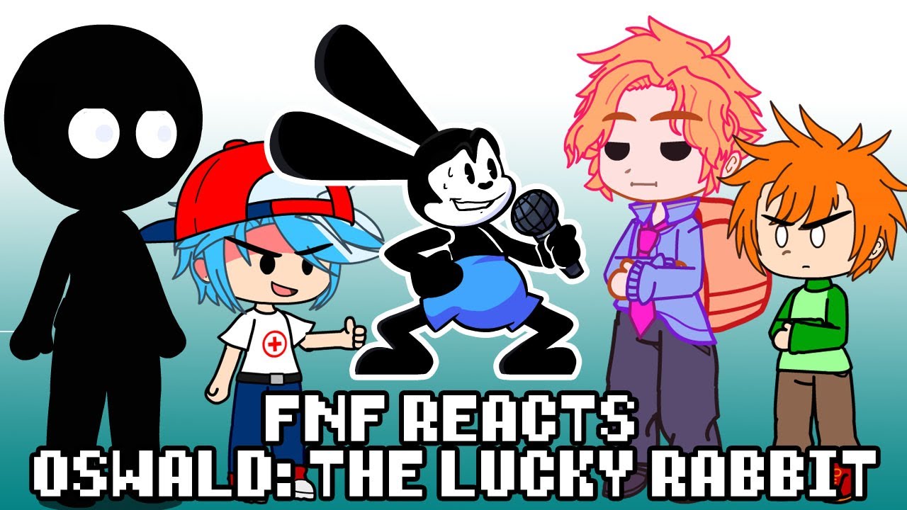 Friday Night Funkin' reacts to Oswald The Lucky Rabbit Week | xKochanx ...