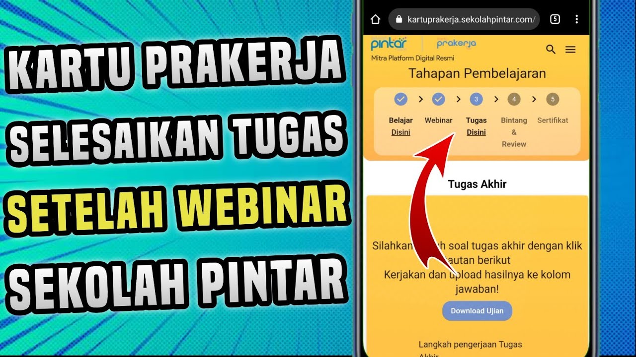 Cara Mengerjakan Tugas Setelah Webinar Di Sekolah Pintar Kartu Prakerja ...
