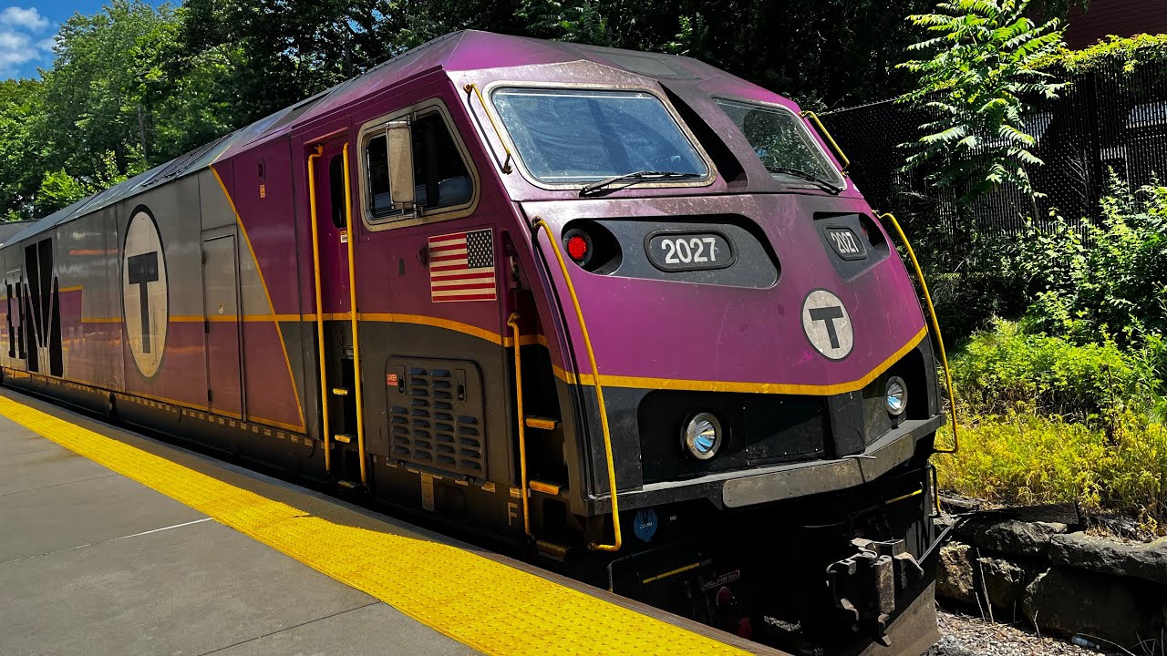 MBTA Fairmount Commuter Rail Line at Blue Hill Avenue Station (June 26 ...