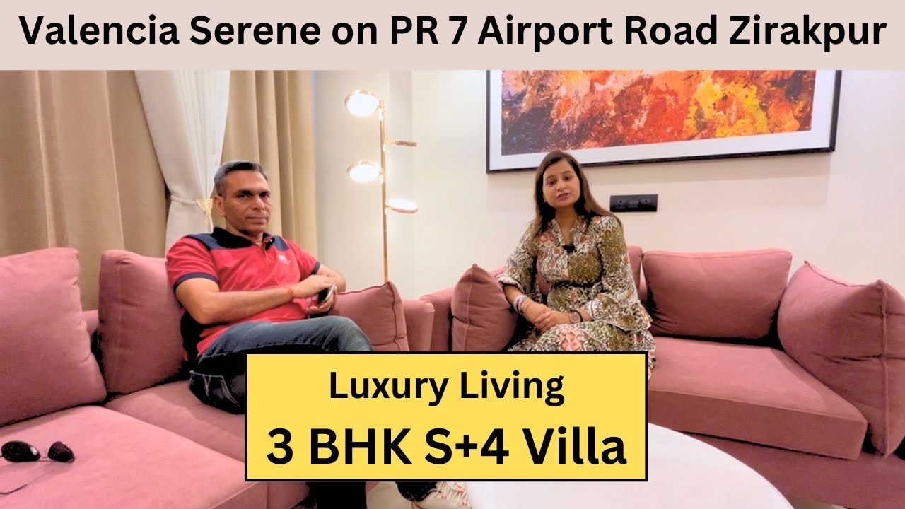 The Epitome of Luxury Living: Touring 3 BHK S+4 Villa Valencia Serene on PR 7 Airport Road ...