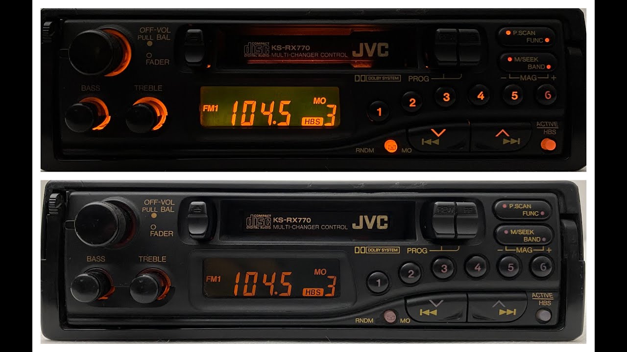 1990s JVC KS-RX770 Car Cassette Radio Player RARE / Testing - YouTube