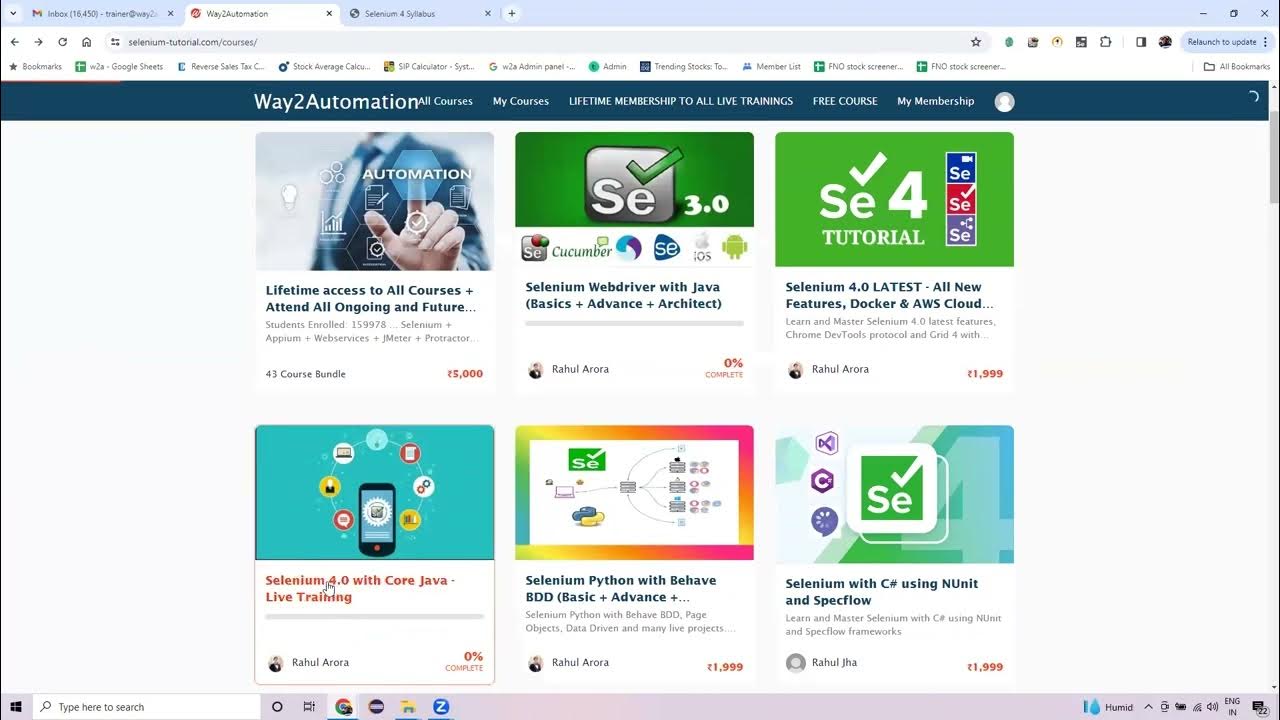 Selenium with Core Java version 4.15 UPDATES - YouTube