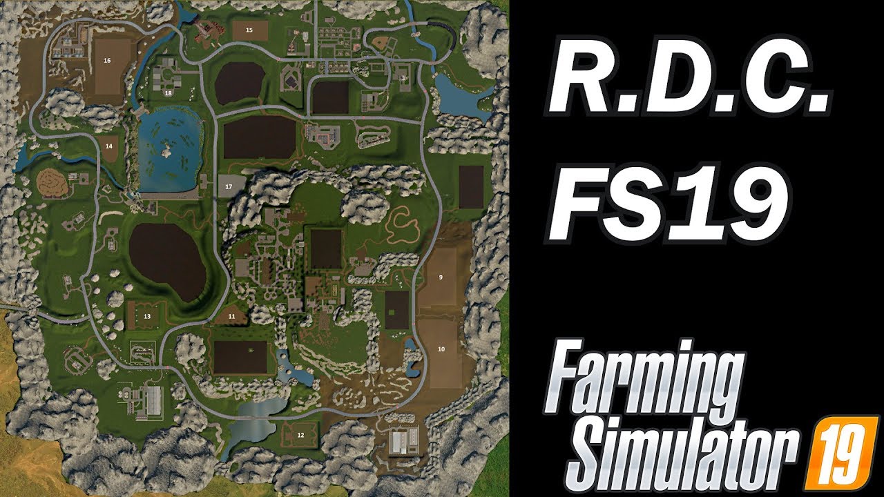 Farming Simulator 19 - Map First Impression - R.D.C. FS19 - YouTube