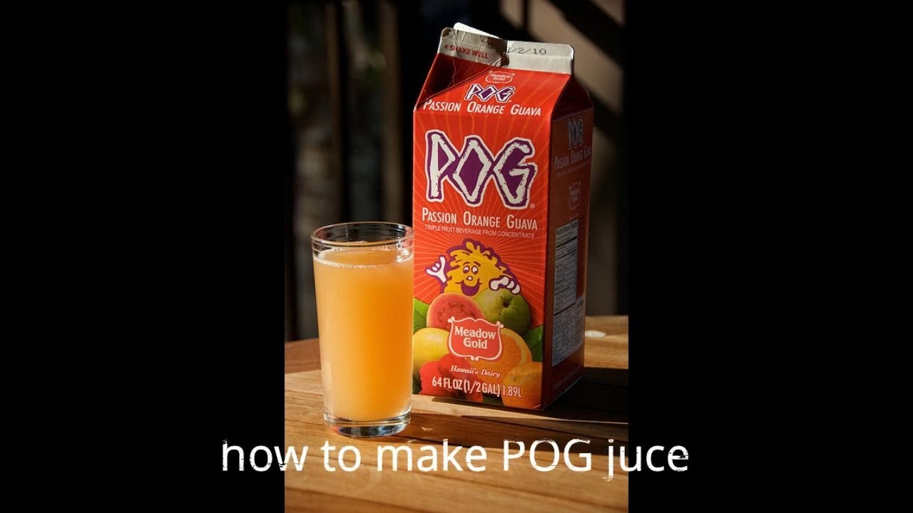 HOW TO MAKE POG JUCE!!!!!!!!!!!!! - YouTube