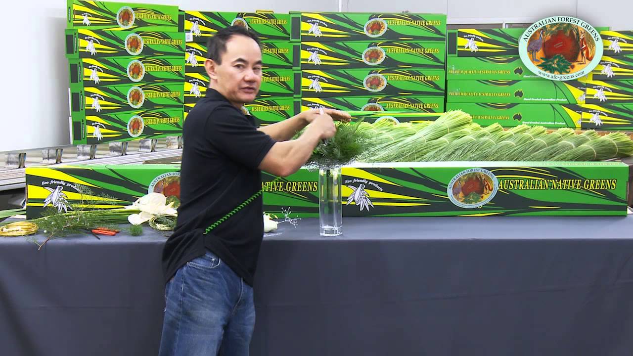 Wedding Bqt, Umbrella fern, Stenocarpus Forest lace), Koala fern, Steel ...