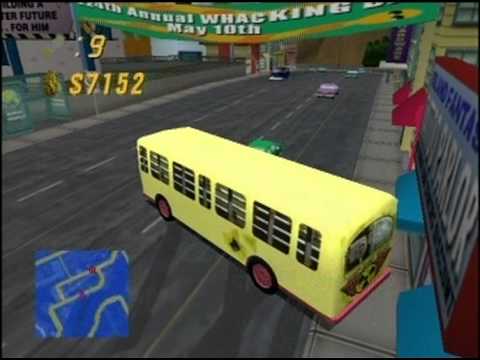 Transit Bus - Burns - Entertainment District (The Simpsons Road Rage ...