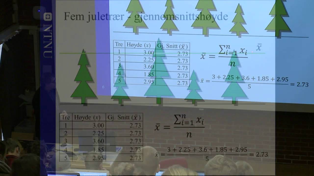 Hvordan regne ut standardavvik - YouTube