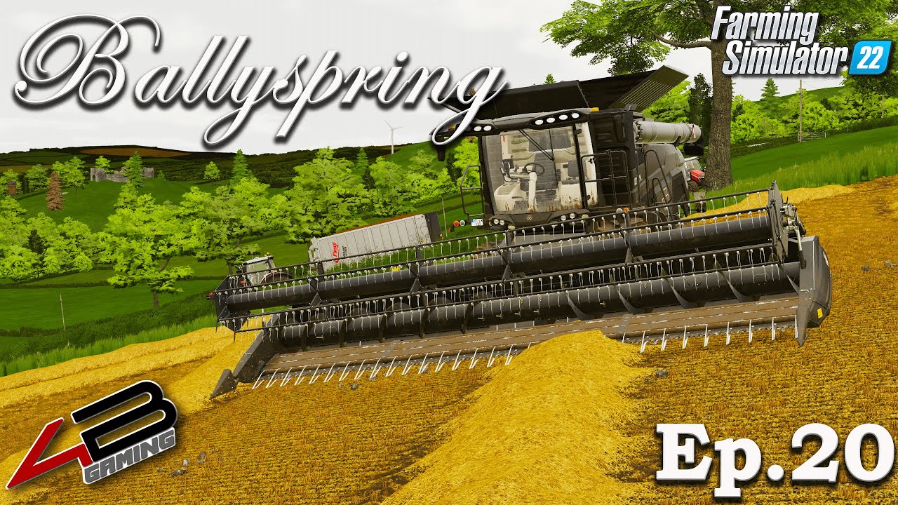 Extreme Hillside Harvesting!!! Ballyspring Ep.20 Fs22 - YouTube