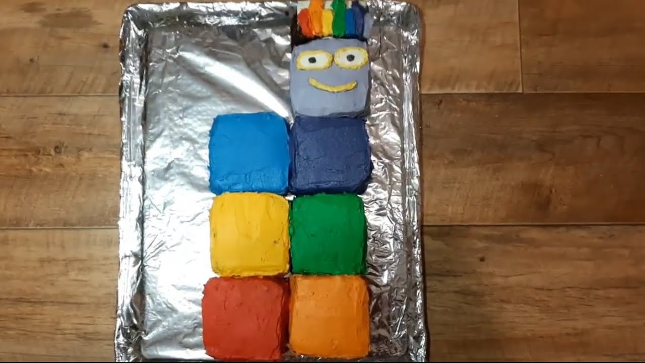 Numberblock 7 Birthday Cake! - YouTube