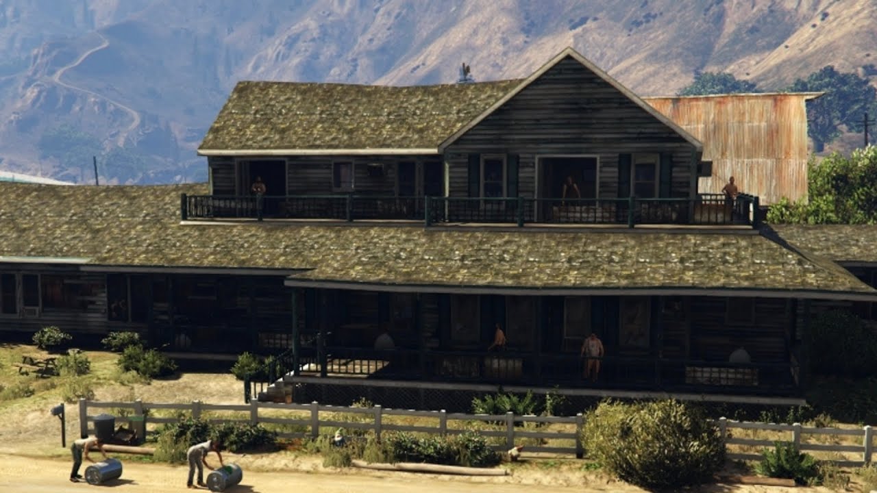 How to rebuild the O Neil's farmhouse in GTA 5 + tour of the farmhouse ...