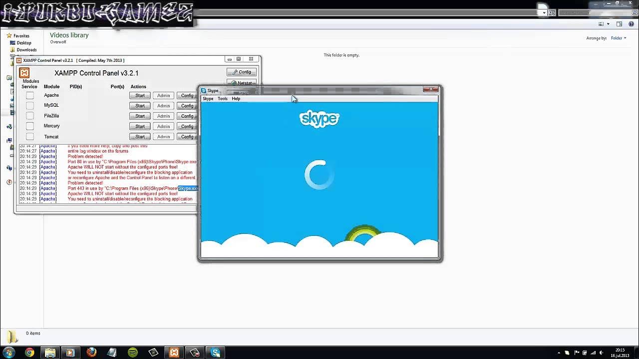 XAMPP Apache Not starting - YouTube