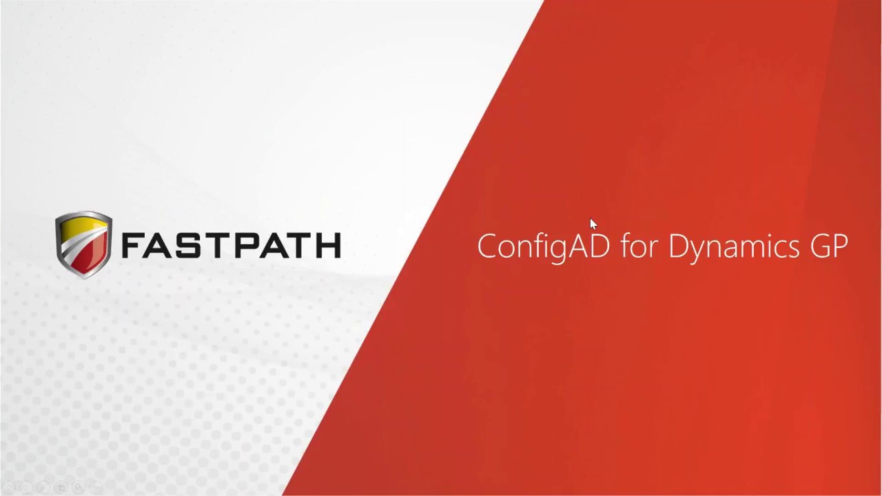 Config AD for Dynamics GP | Fastpath - YouTube