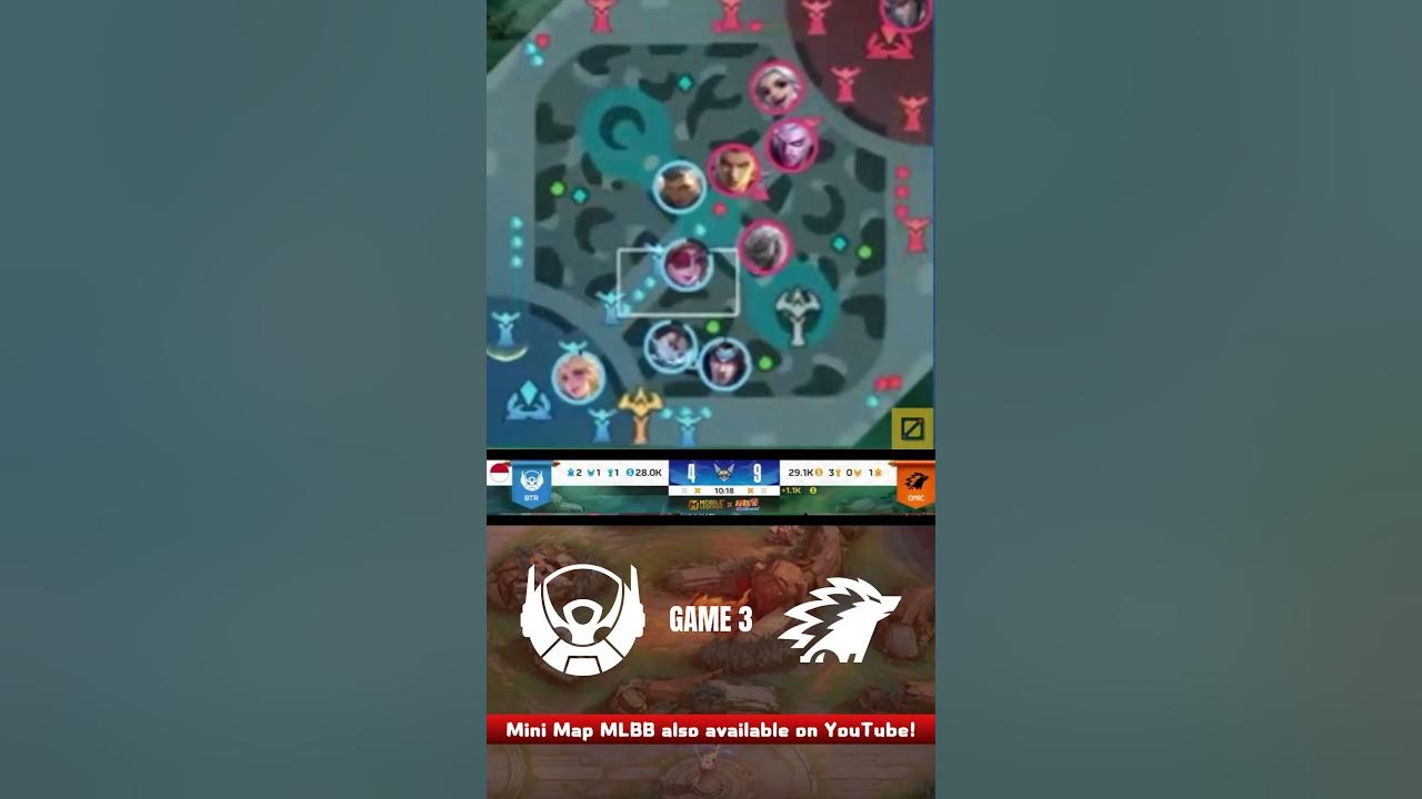 [Mini Map] BTR vs ONIC - Game 3 - Week 8 Day 2 - Regular Season - MPL ID S15 - YouTube