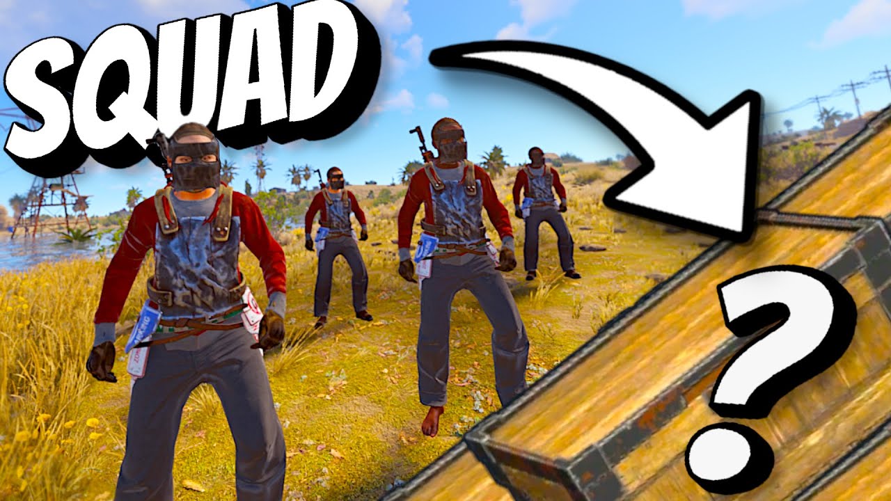 25kH SQUAD VS 700 POP - Rust PL - YouTube