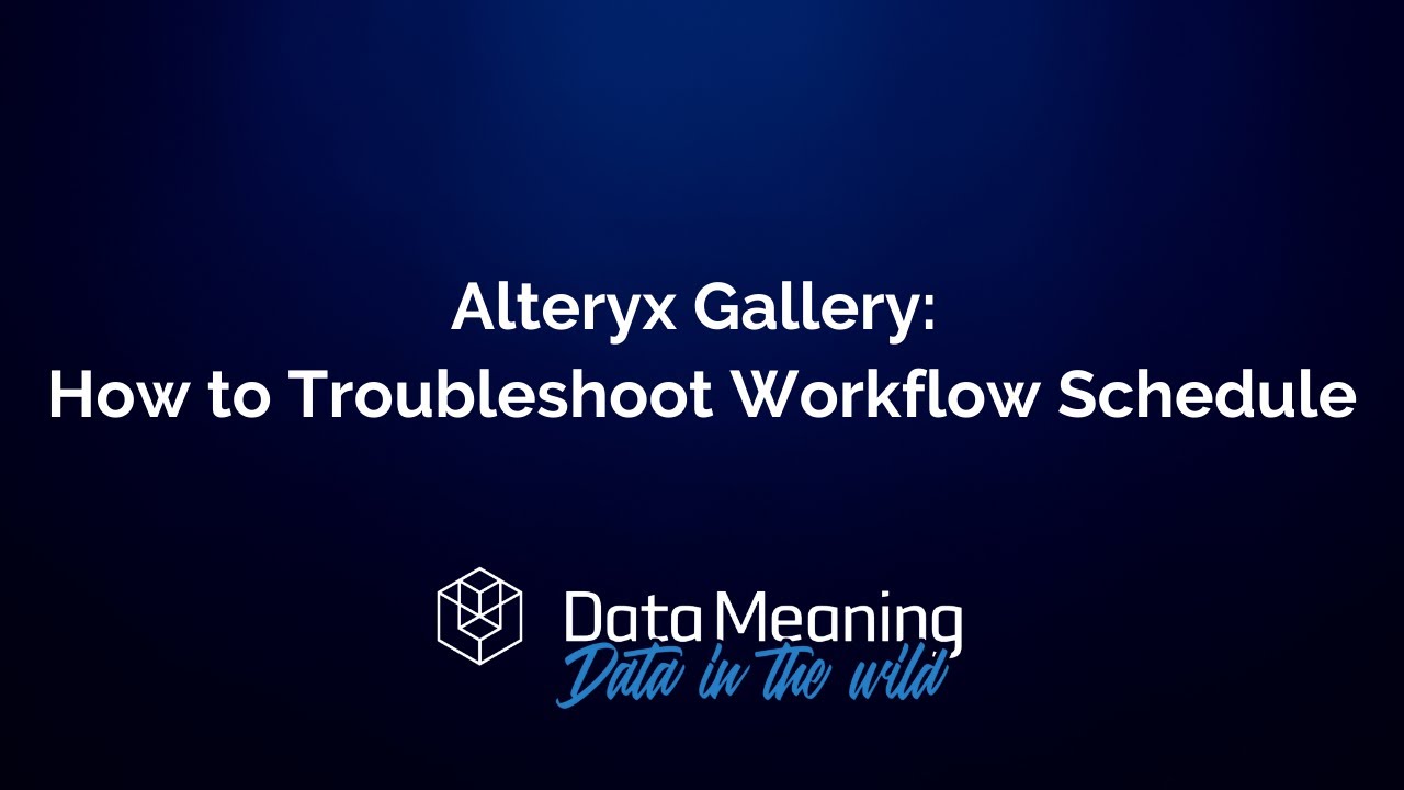 How to Troubleshoot and Review Workflow Schedules and Run Results in ...