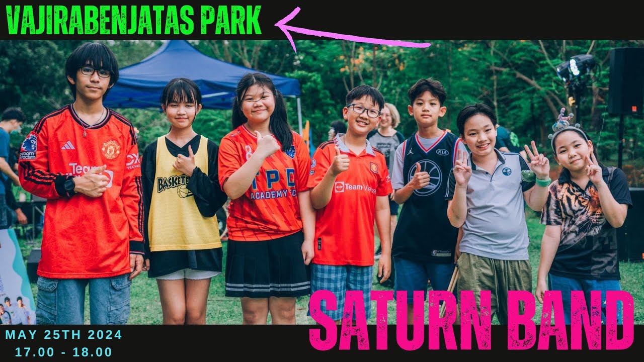 งานแสดงดนตรี @สวนรถไฟ | SATURN Band - YouTube