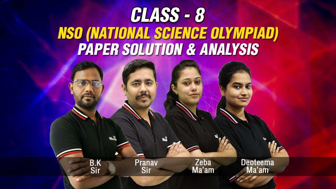 Class 08 NSO 2022-23 Live Paper Solution | NSO Answer key and Paper ...