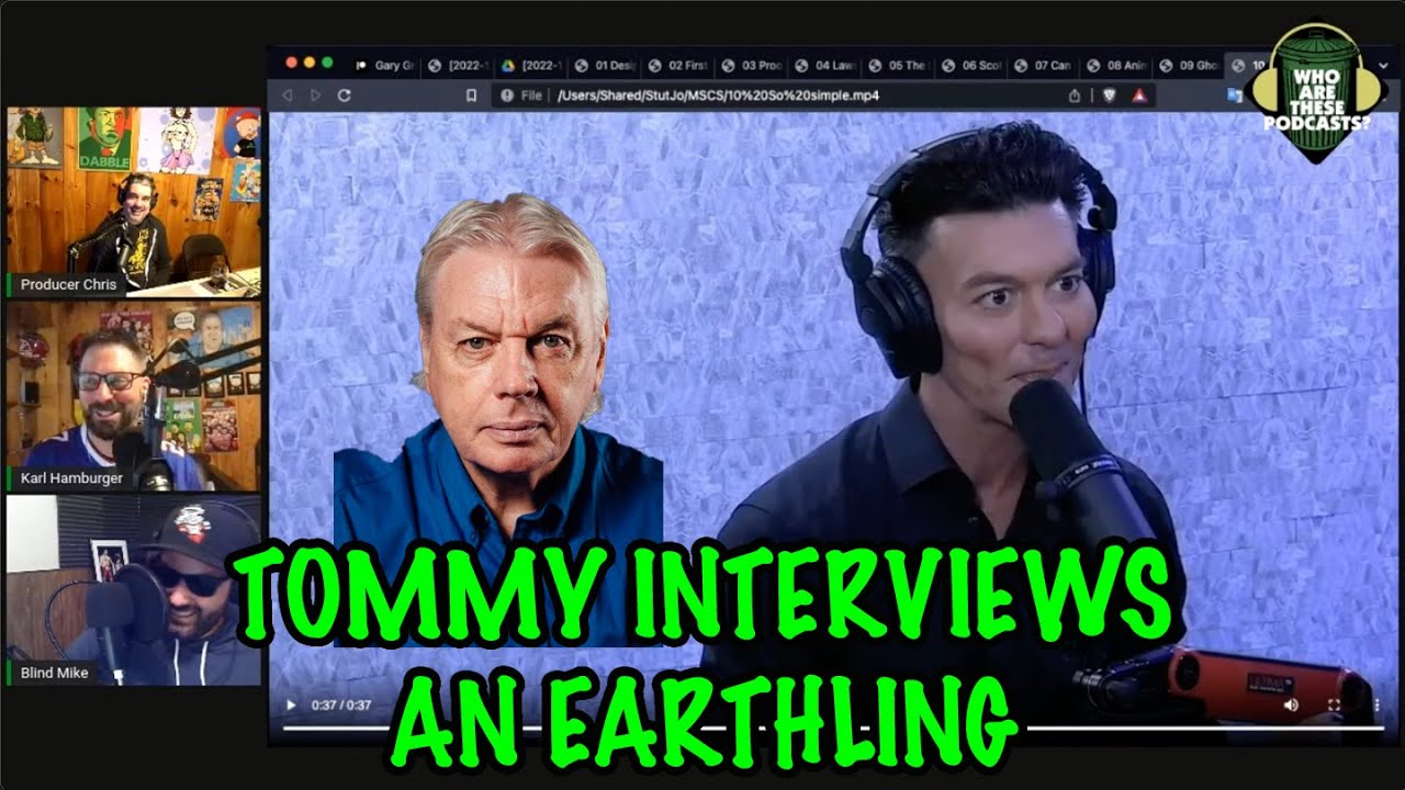 David Icke Encounters A Space Alien, Tommy From MSCS Media (w/ Blind ...