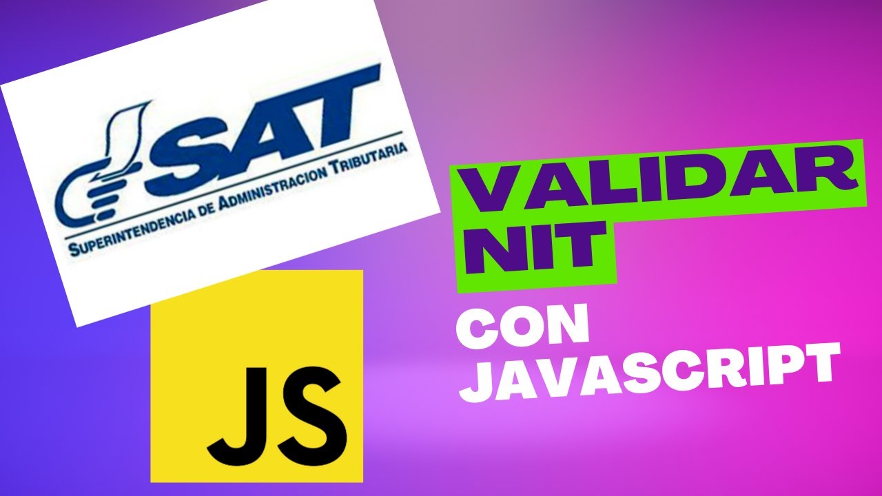 VALIDAR NIT JAVASCRIPT || SAT - YouTube