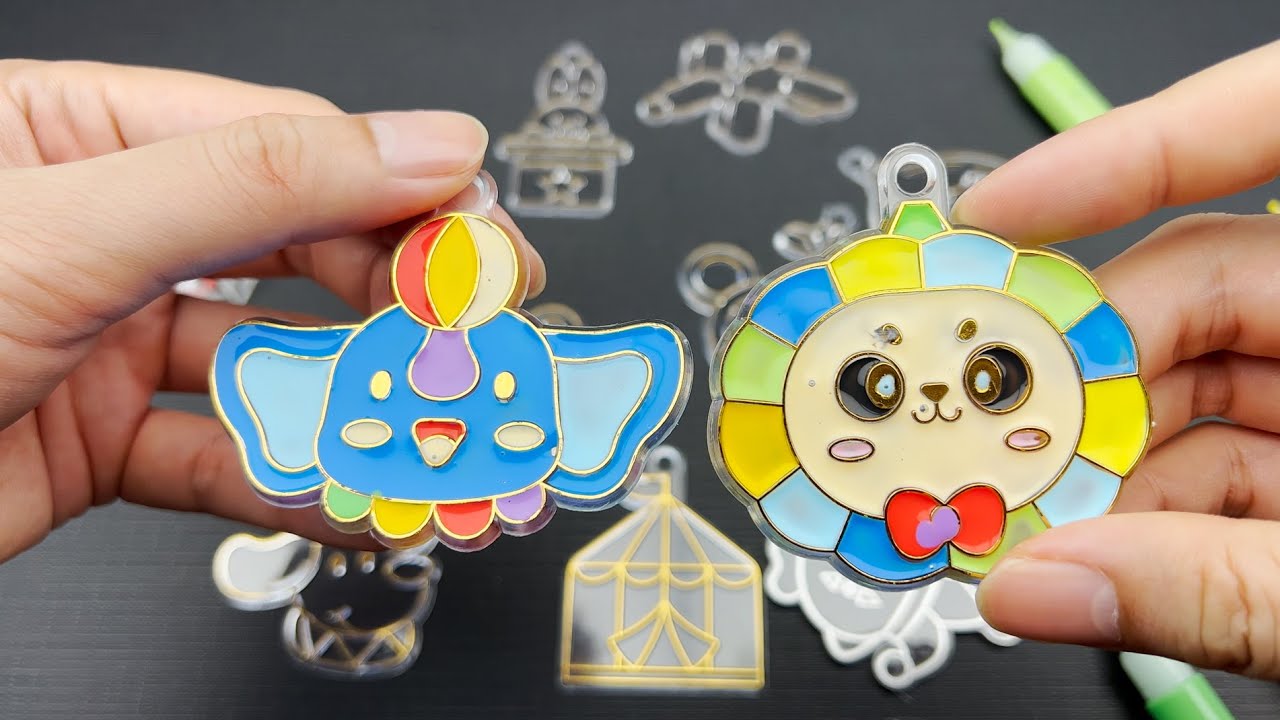 🌼 ASMR Toys 💄 DIY Make Your Own Keychain ASMR Satisfying Unboxing video ...