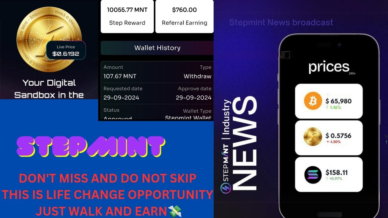 LIFE CHANGING OPPORTUNITY DON'T MISS STEPMINT FULL PLAN DETAILS ...