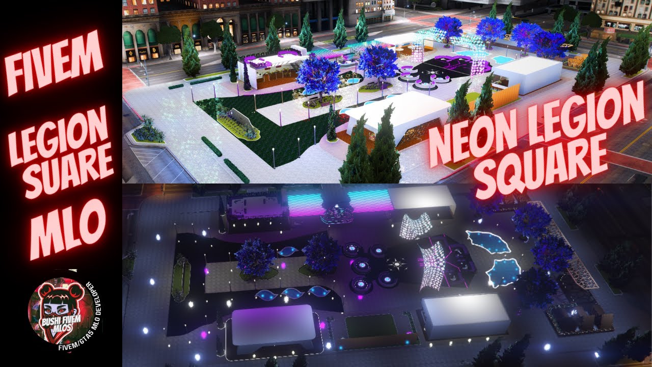 Fivem Neon Legion Square Mlo - MLO/YMAP Beautiful Interior - YouTube