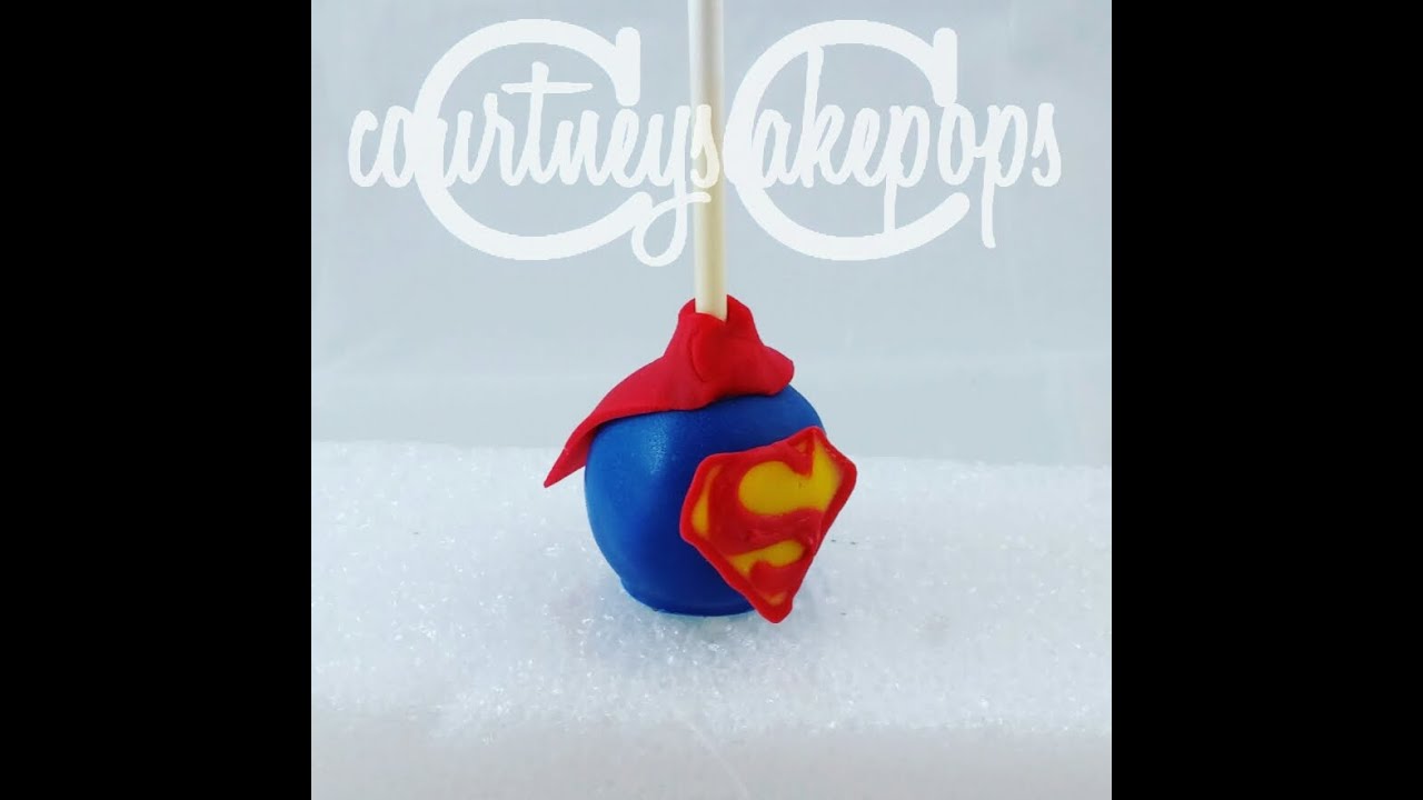 Superman Cakepops | Courtney's Cakepops - YouTube
