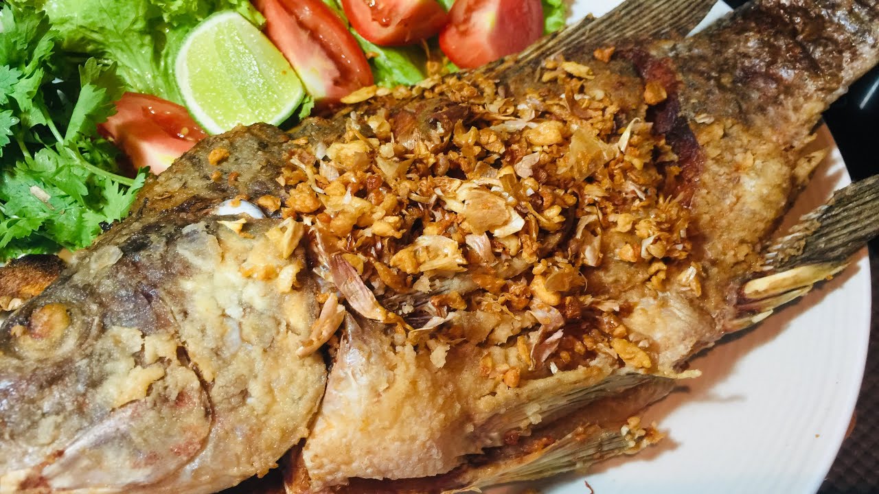 How to make crispy fried fish with rice flour -Thai recipes - YouTube