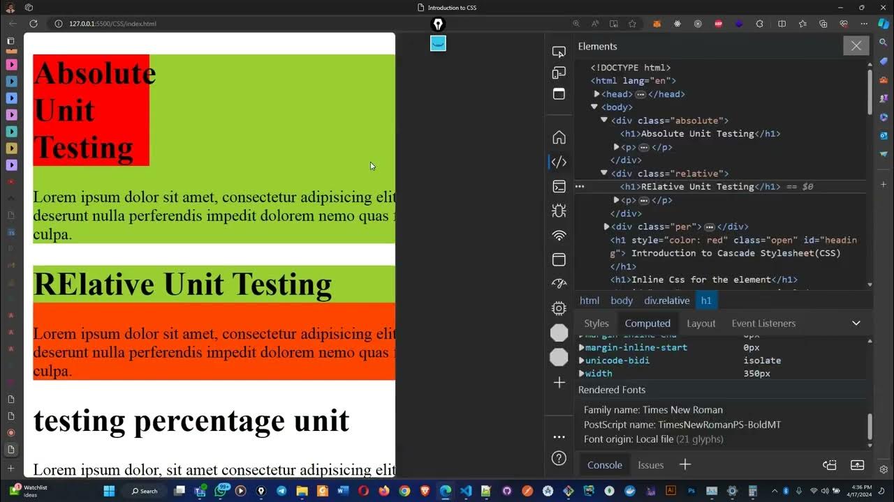 Mayovest Web Development Training: Introduction to CSS Measurement and Units 3/3 - YouTube