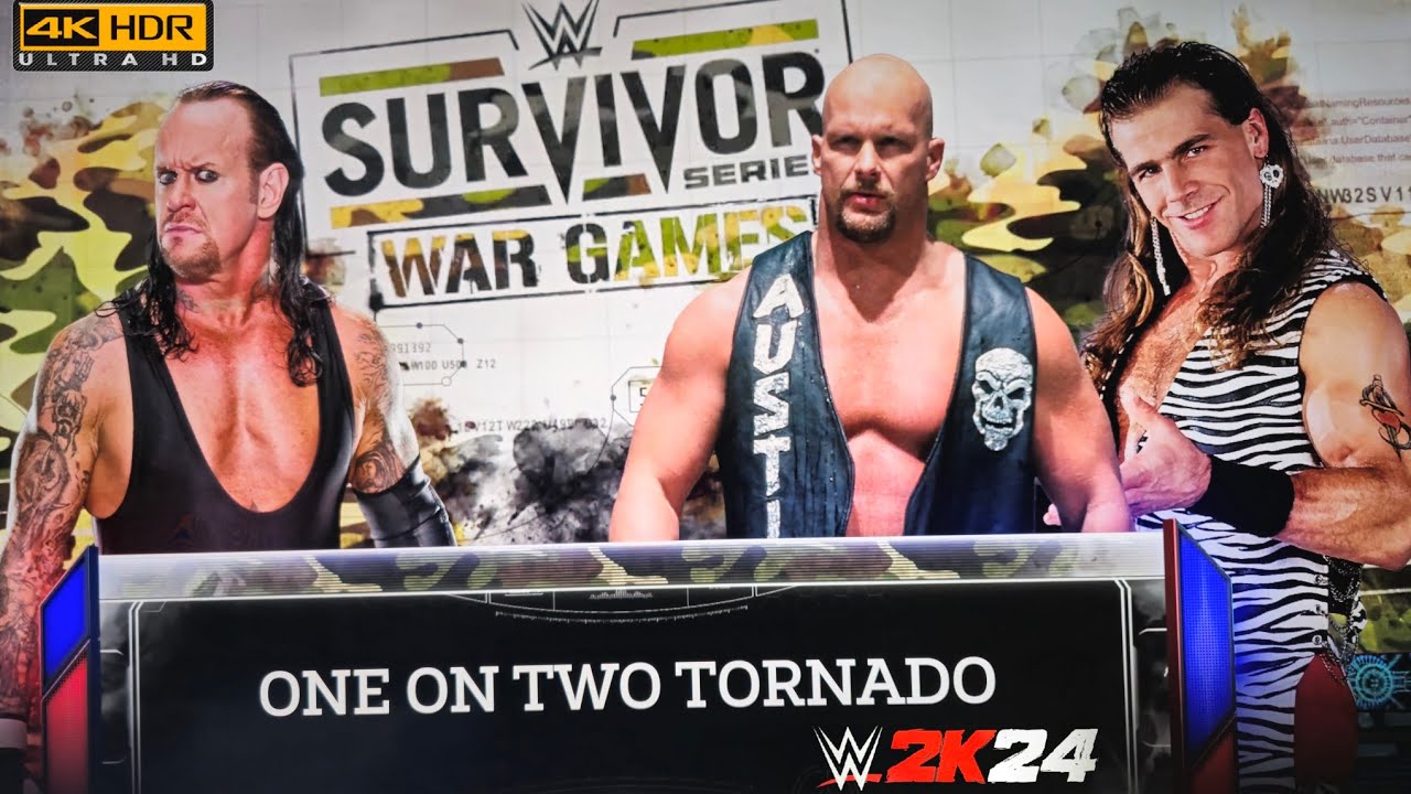 FULL MATCH: UNDERTAKER vs STONE COLD & SHAWN MICHAL #gaming #wwe #1vs2 ...