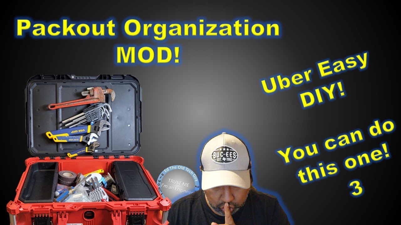 Easy Milwaukee PACKOUT Mod (Tool Box Organization) - YouTube