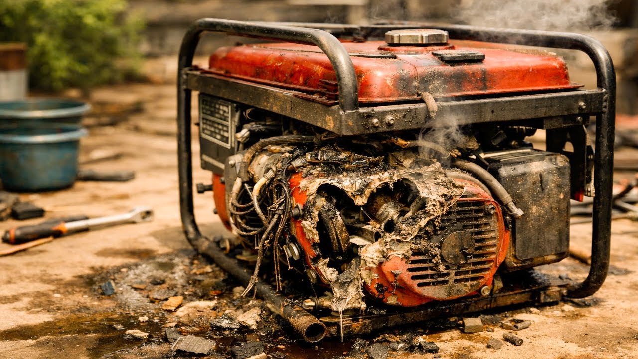 “Broken Gas Generator – Extreme Restoration” - YouTube