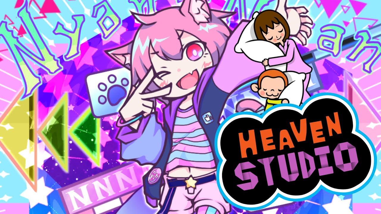 Nyan Nyan Naughty Night - Rhythm Heaven Custom Remix (FLASHING LIGHTS ...