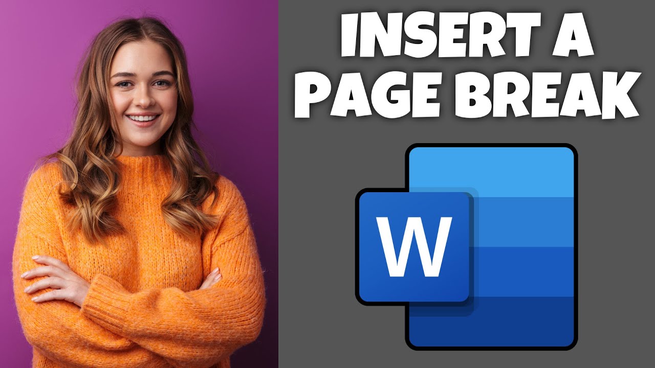 How To Insert A Page Break In Microsoft Word | Step By Step Guide ...