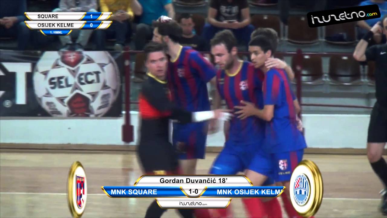 MNK Square - MNK Osijek Kelme 2:2 (20. kolo 1. HMNL, 16.4.2016.) - YouTube