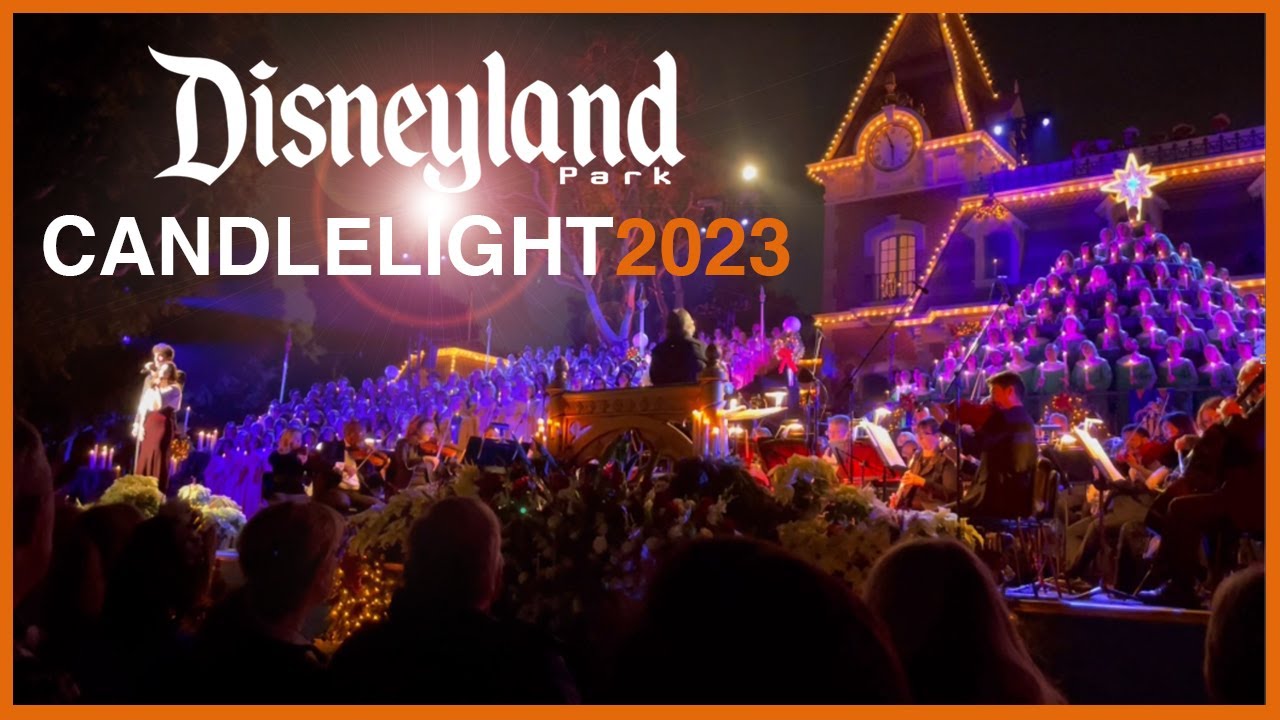 Clips of the Candlelight Processional at Disneyland 2023 Narrated by Brie Larson - YouTube