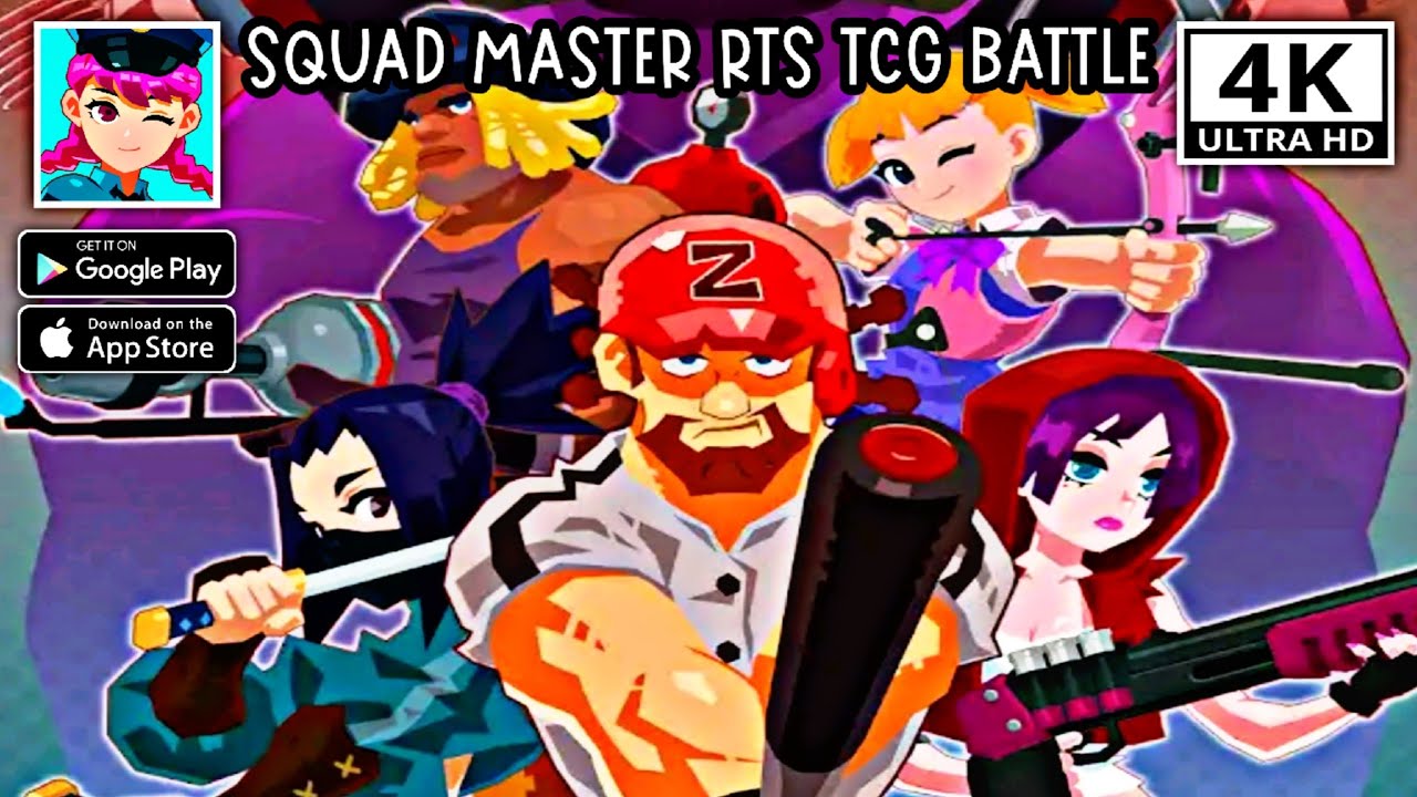 Squad Master : RTS-TCG Battle || Android - iOS 4K 60fps Gameplay - YouTube